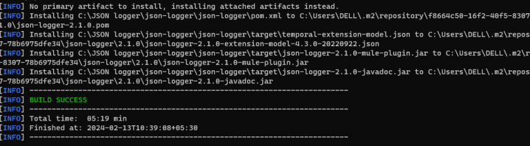 JSON logger in Mule 4 - RAVA Global